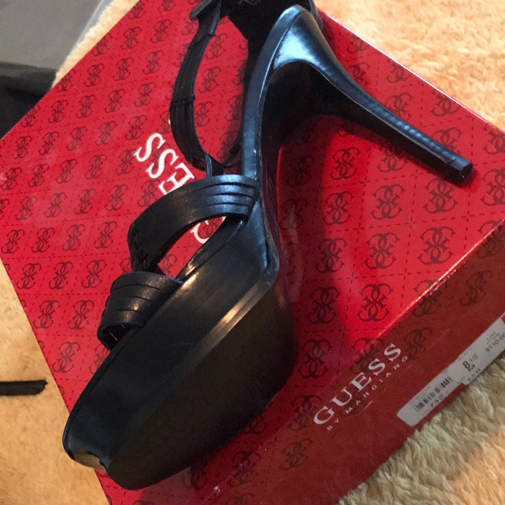 Guess Ladies Platform High Stepping Sandals - Gem